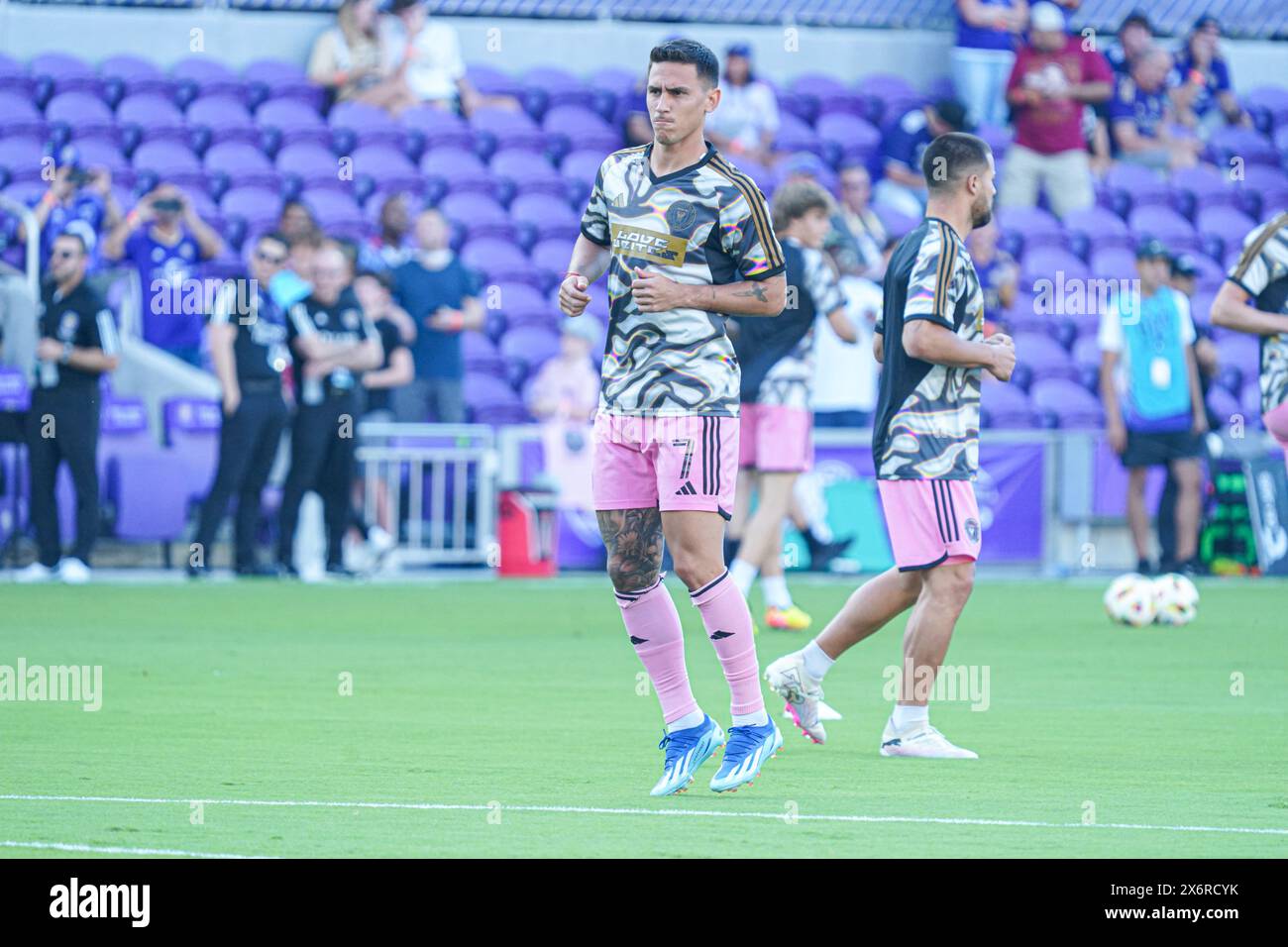 Orlando, Florida, USA, May 15, 2024, Inter Miami player Matias Rojas #7 ...
