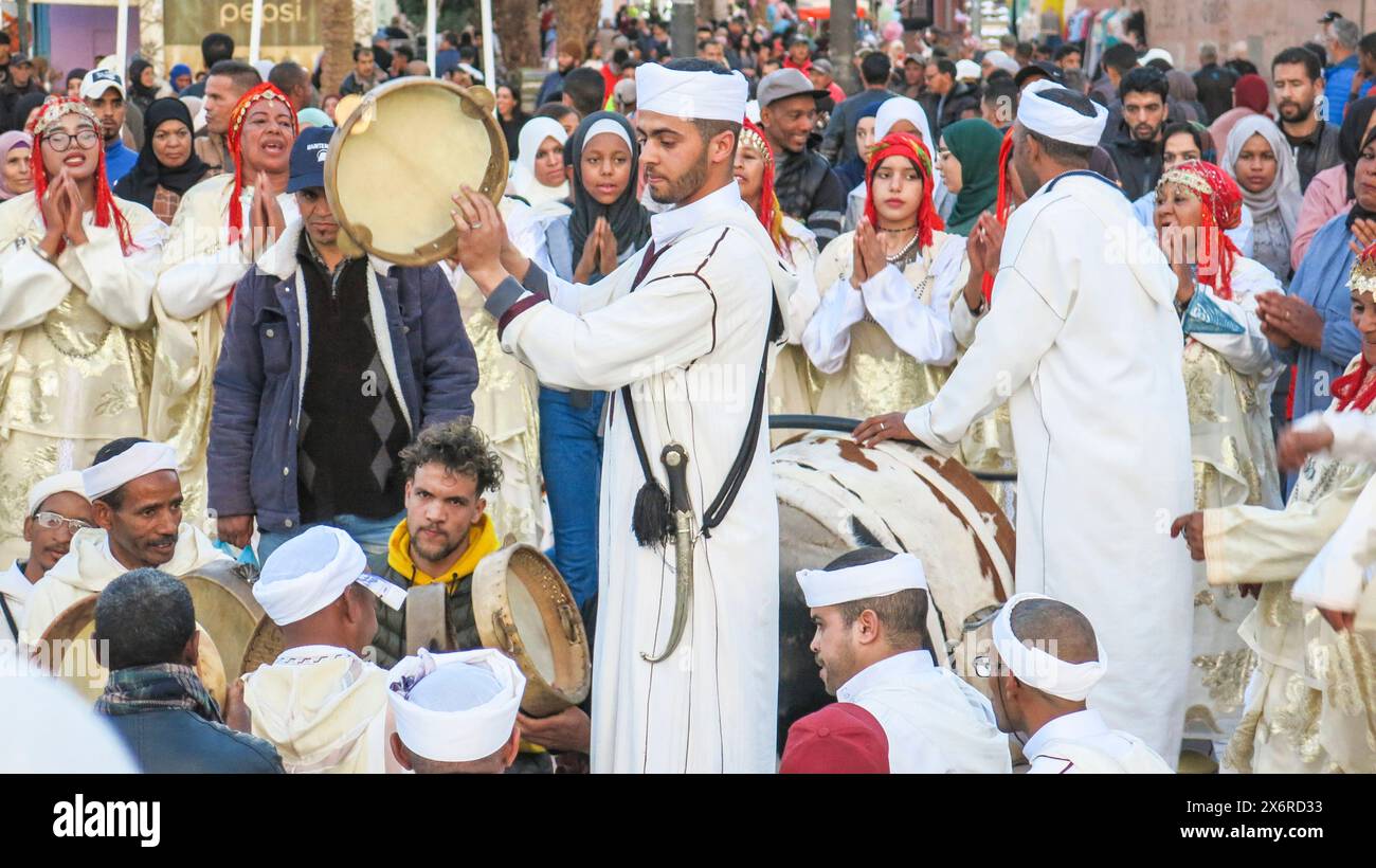 An evening "gnawa Stock Photo - Alamy