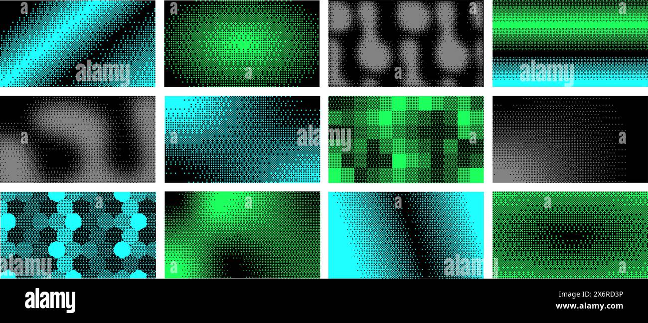 Geometric pixel gradation pattern hi-res stock photography and images ...