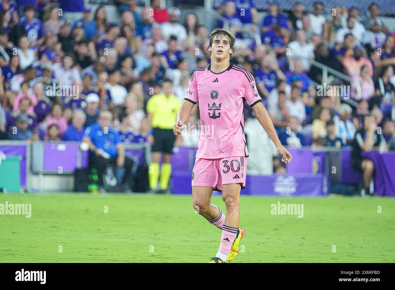 Orlando, Florida, USA, May 15, 2024, Inter Miami player Benjamin ...