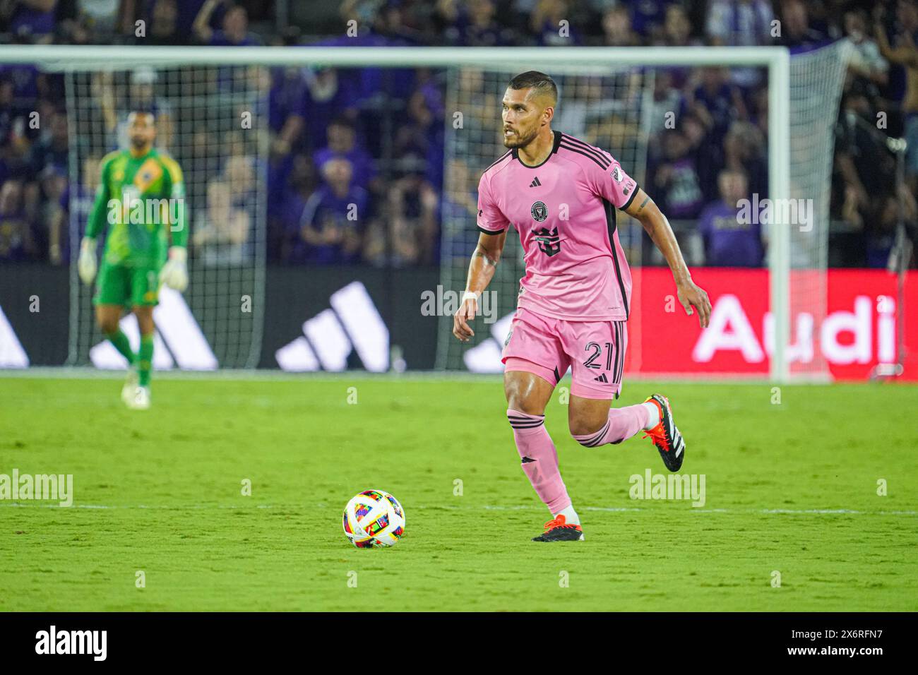 Orlando, Florida, USA, May 15, 2024, Inter Miami player Nicolas Freire ...