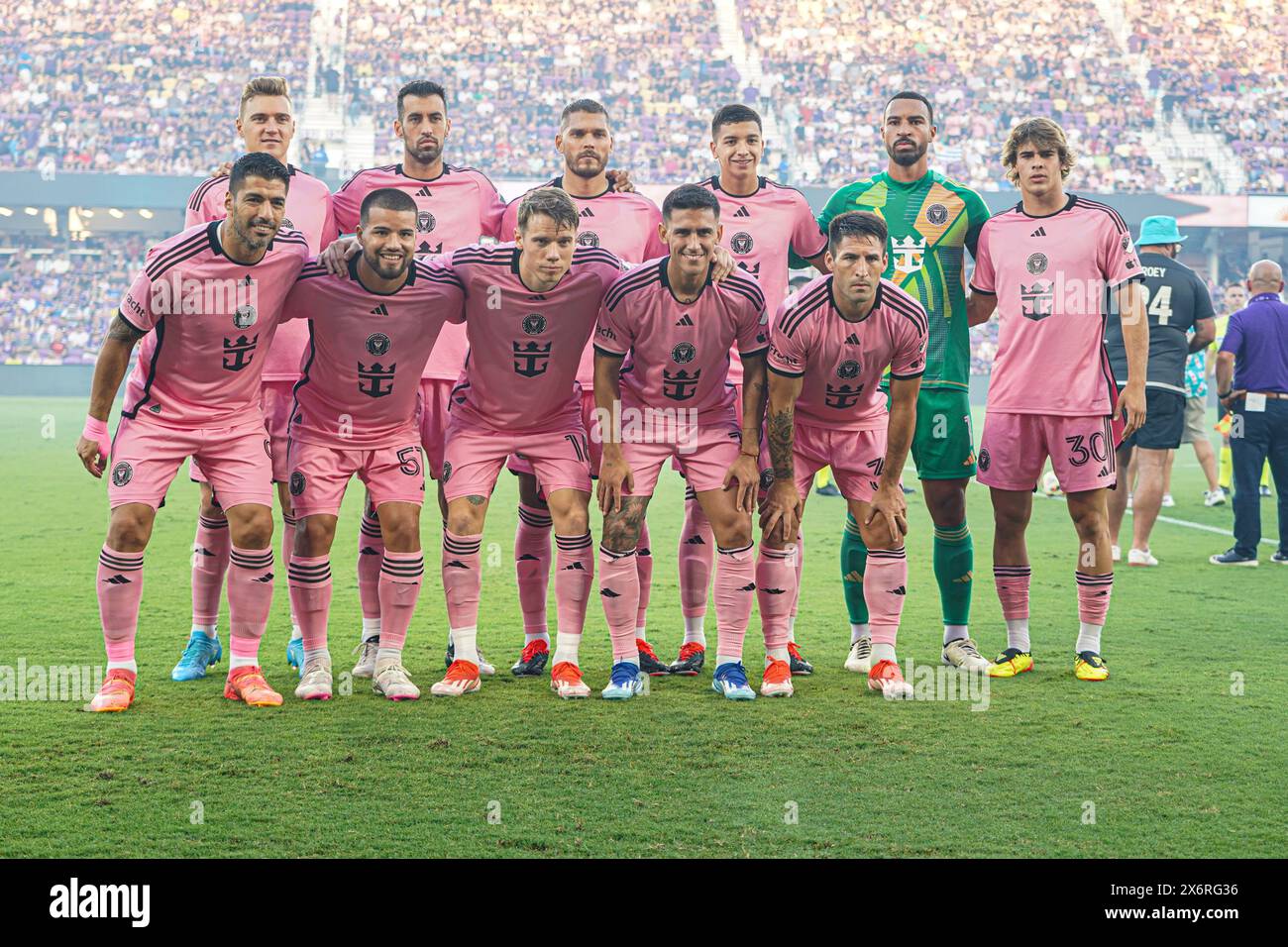 Orlando, Florida, USA, May 15, 2024, Inter Miami starting line up at ...