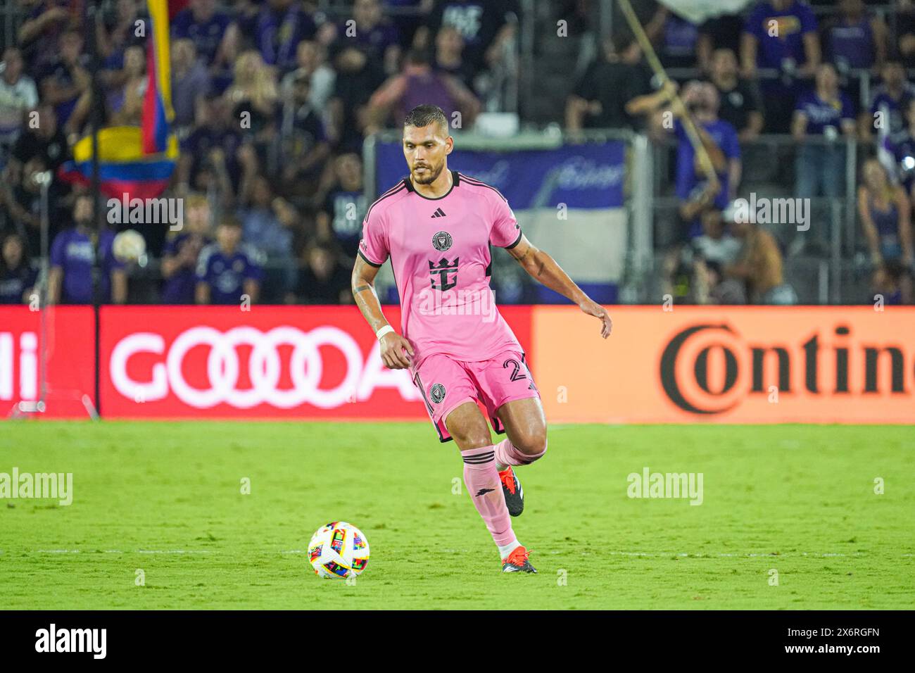 Orlando, Florida, USA, May 15, 2024, Inter Miami player Nicolas Freire ...