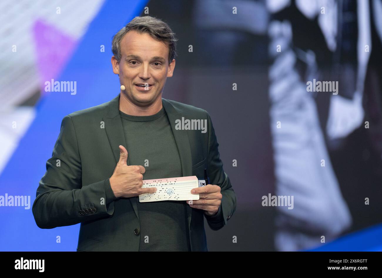 Mannheim, Germany. 16th May, 2024. Christian Klein, CEO of SAP SE ...