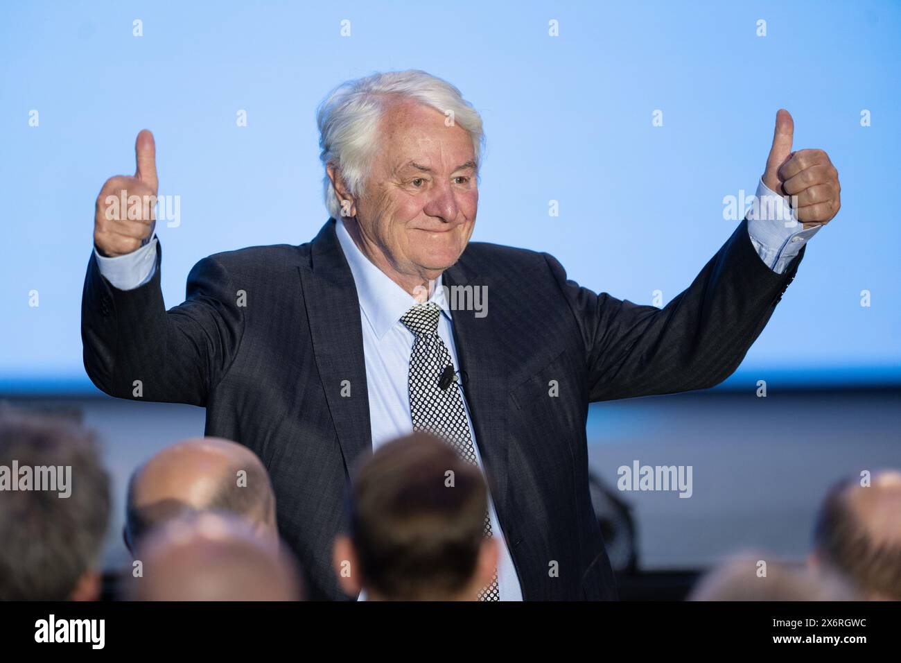 Mannheim, Germany. 16th May, 2024. Hasso Plattner, co-founder of the ...