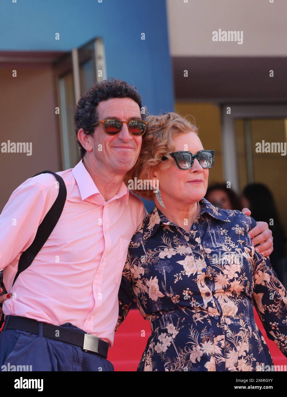 Cannes, France, 16th May, 2024. Robbie Ryan and Andrea Arnold arriving ...
