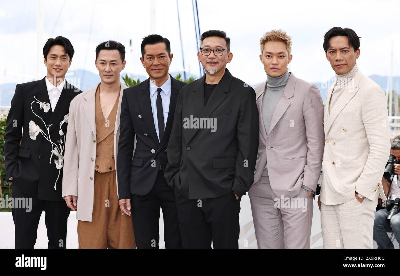 Cannes, France. 16th May, 2024. Actors Terrance Lau, Raymond Lam, Louis ...