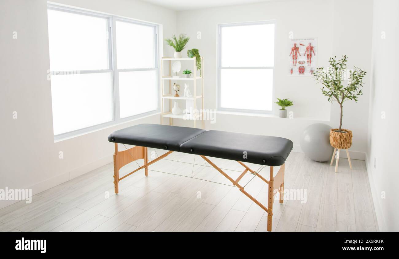 physical therapy room for health care and muscle pain. Health Concept ...