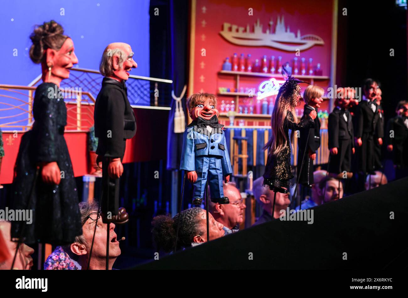 Cologne, Germany. 16th May, 2024. Puppeteers perform a play at the ...