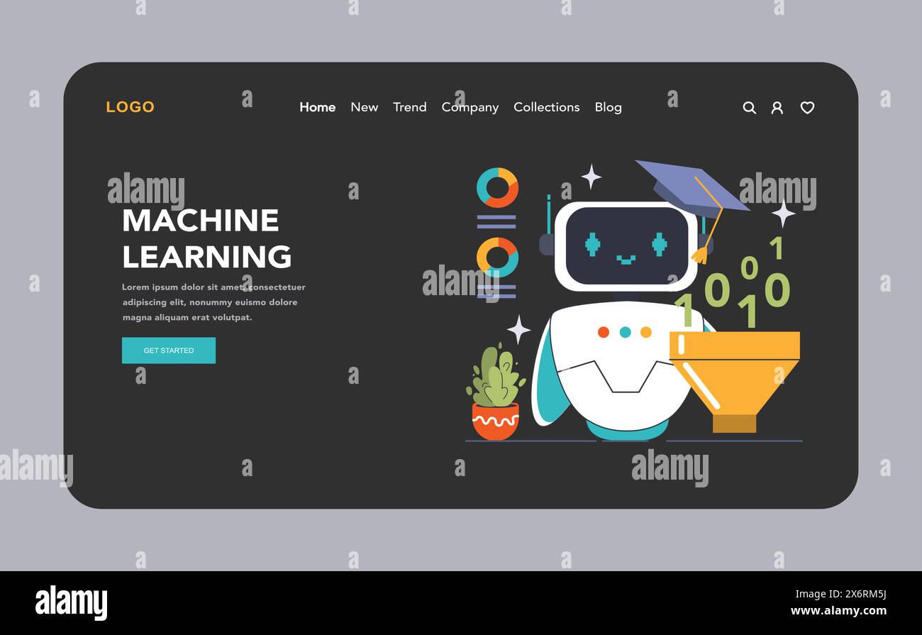 Robot cap Stock Vector Images - Alamy