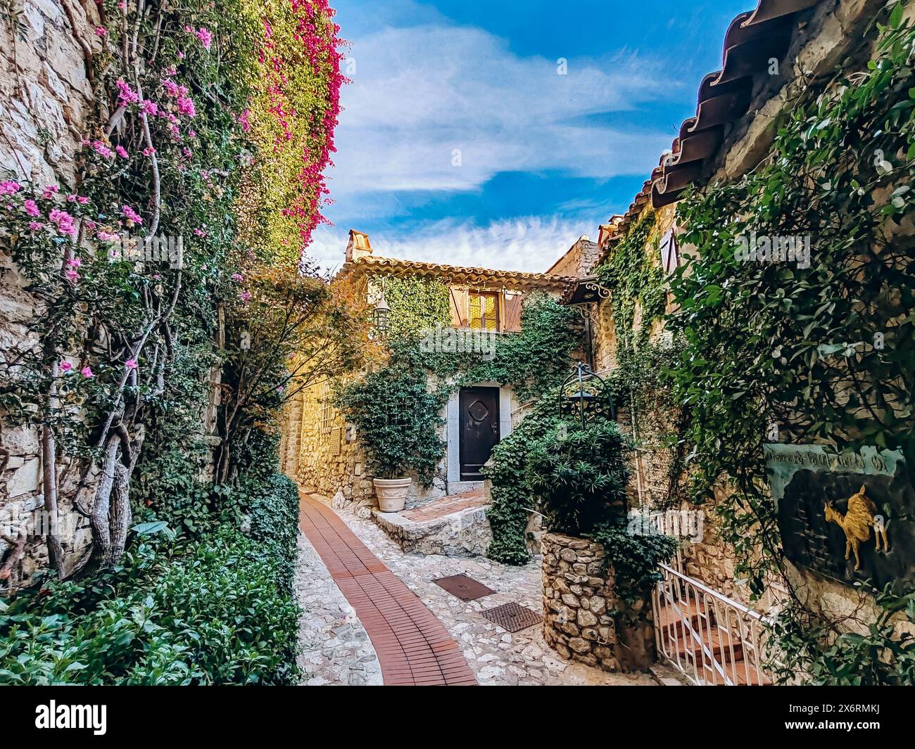 Eze village, built on the very top of a hill, the most beautiful ...