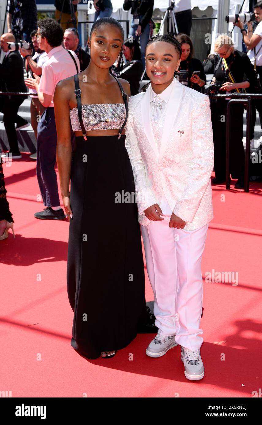 Cannes, France. May 16th, 2024. Jasmine Jobson and Jason Buda arriving ...
