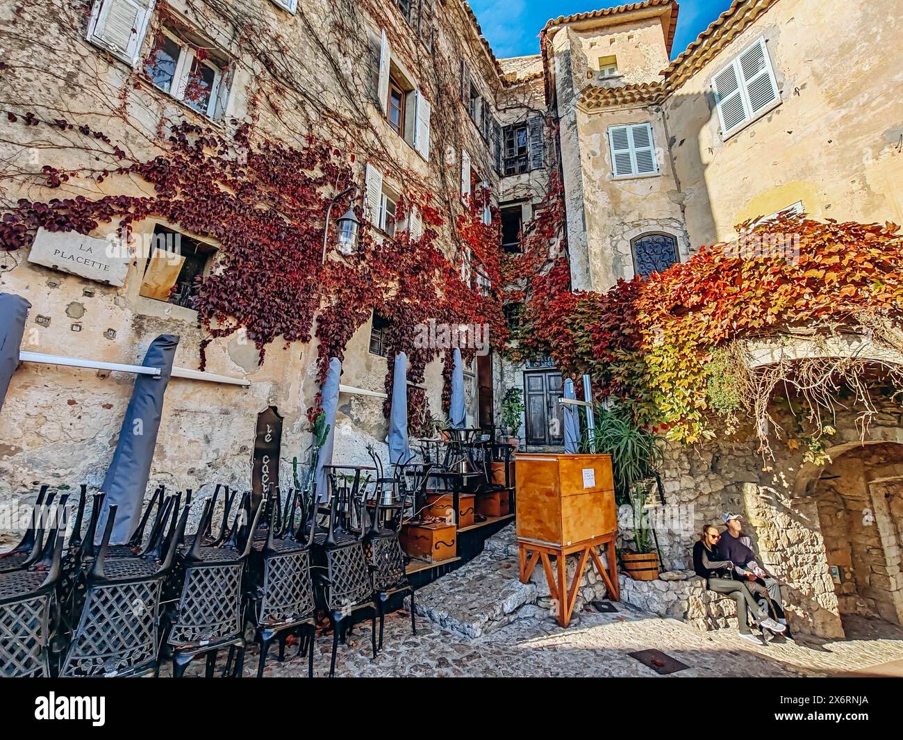 Eze village, built on the very top of a hill, the most beautiful ...