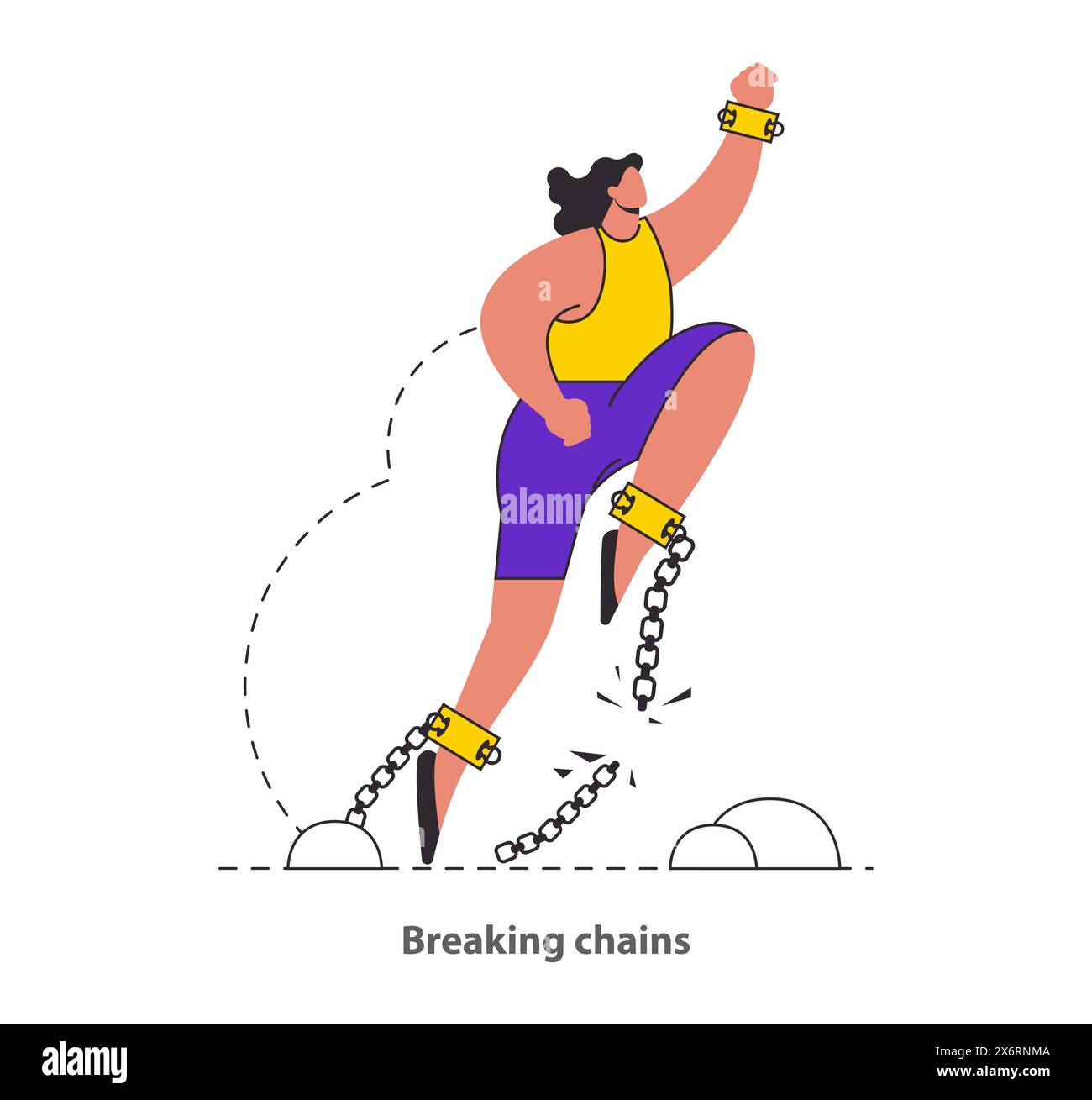 Triumph human spirit Stock Vector Images - Alamy