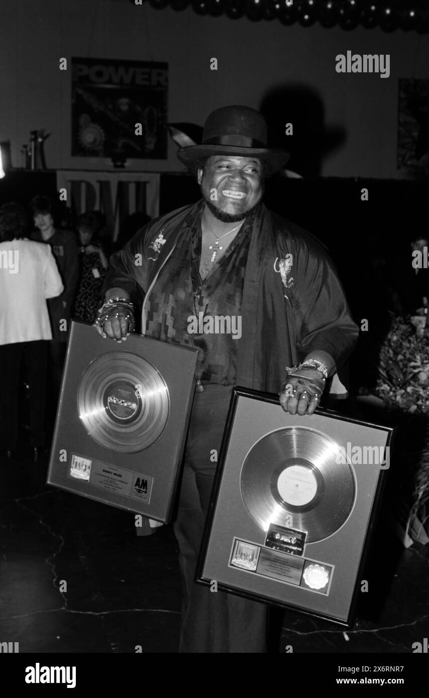 Buddy Miles photographed in San Francisco, California 1989 Credit: Ross ...