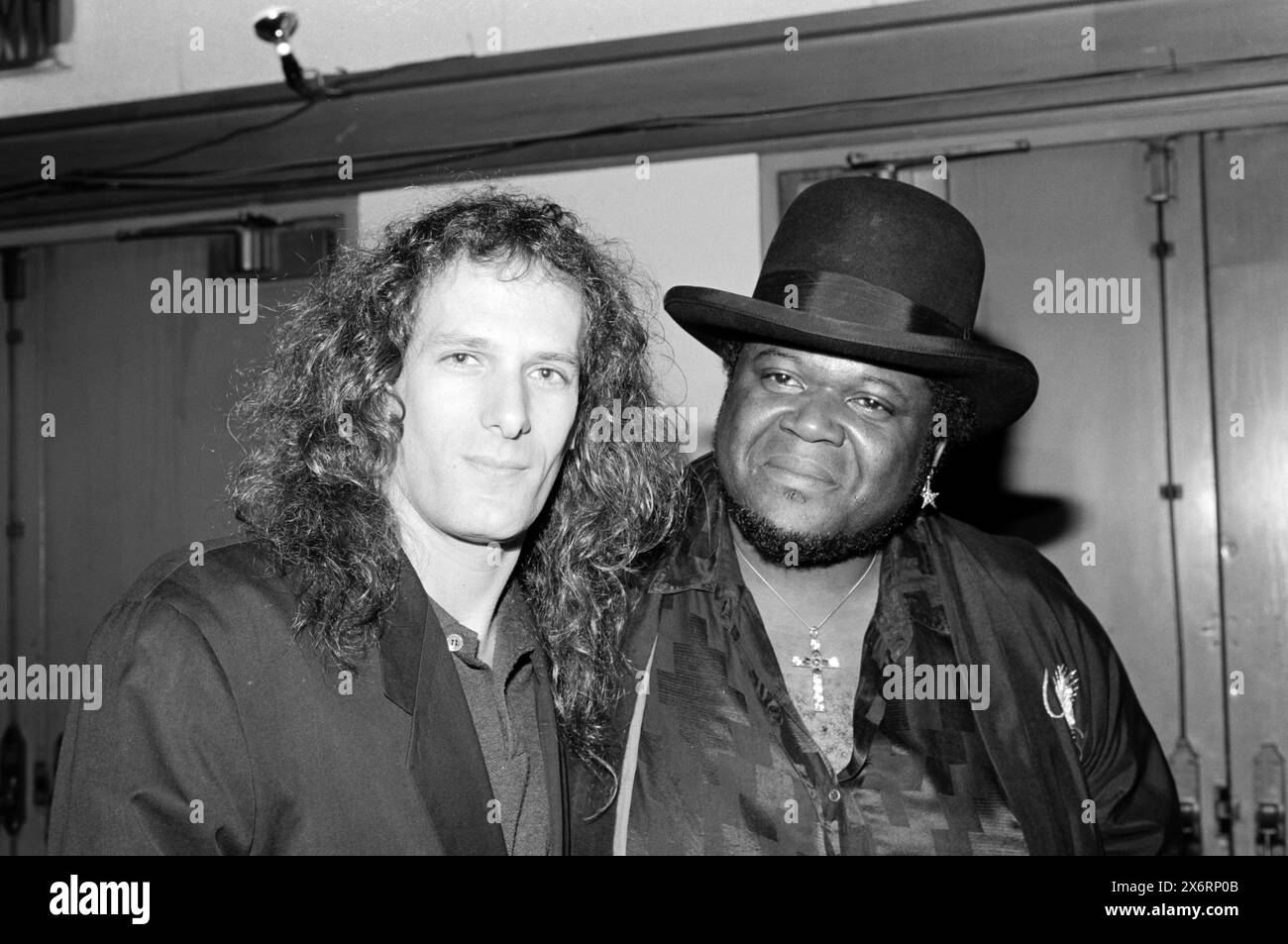 Michael Bolton and Buddy Miles photographed in San Francisco ...