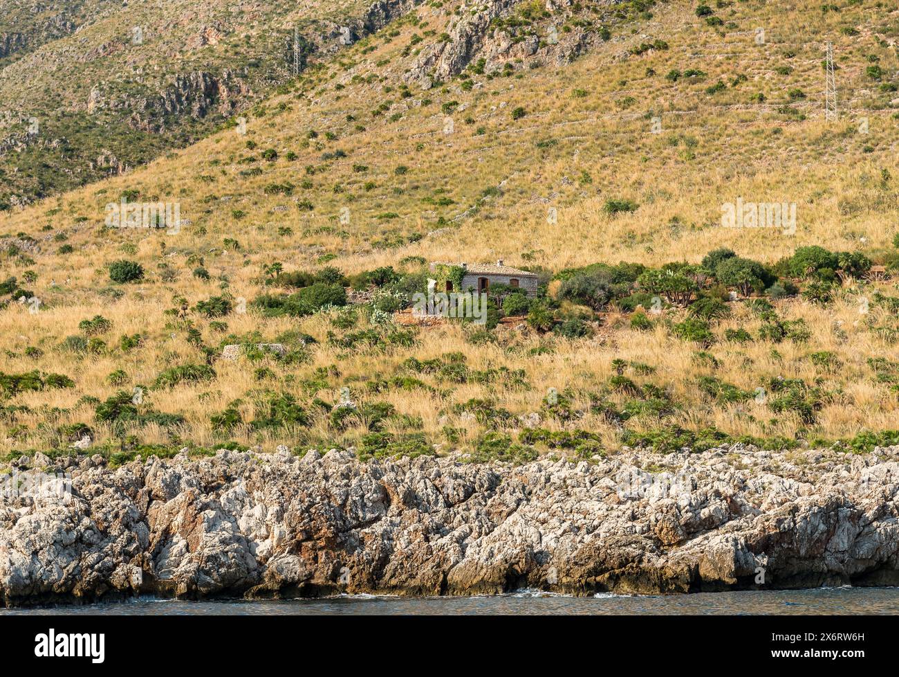 The Zingaro nature reserve (Riserva dello Zingaro) in the Mediterranean ...
