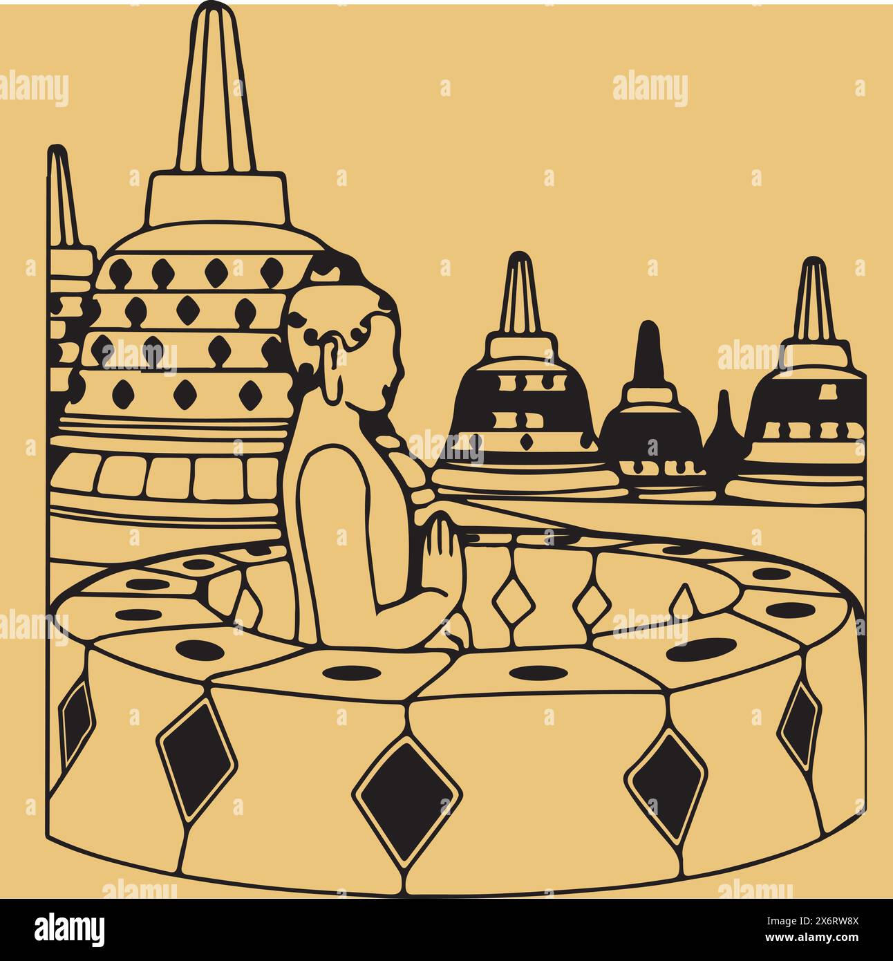 temple icon vector illustration simple design Stock Vector Image & Art ...