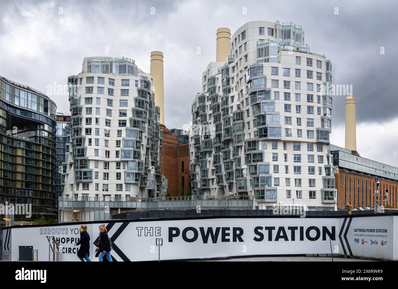 London, United Kingdom - April 29, 2024: The Battersea Power Station ...