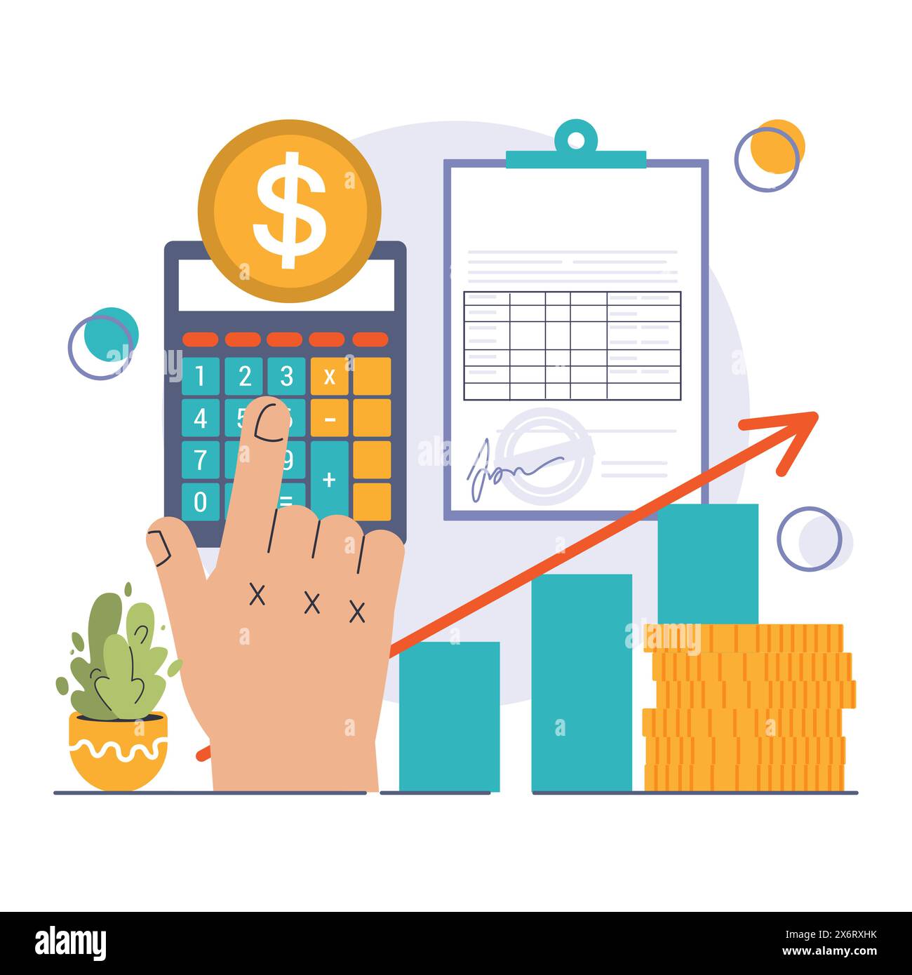 Amortization and depreciation set. Calculating the value for business ...