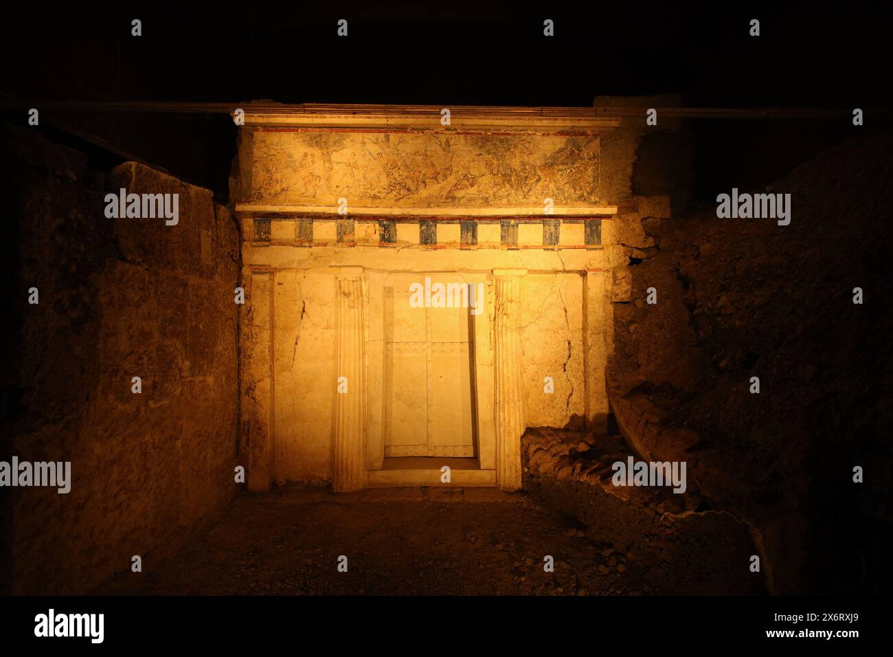 Aigai museum of royal tombs hi-res stock photography and images - Alamy