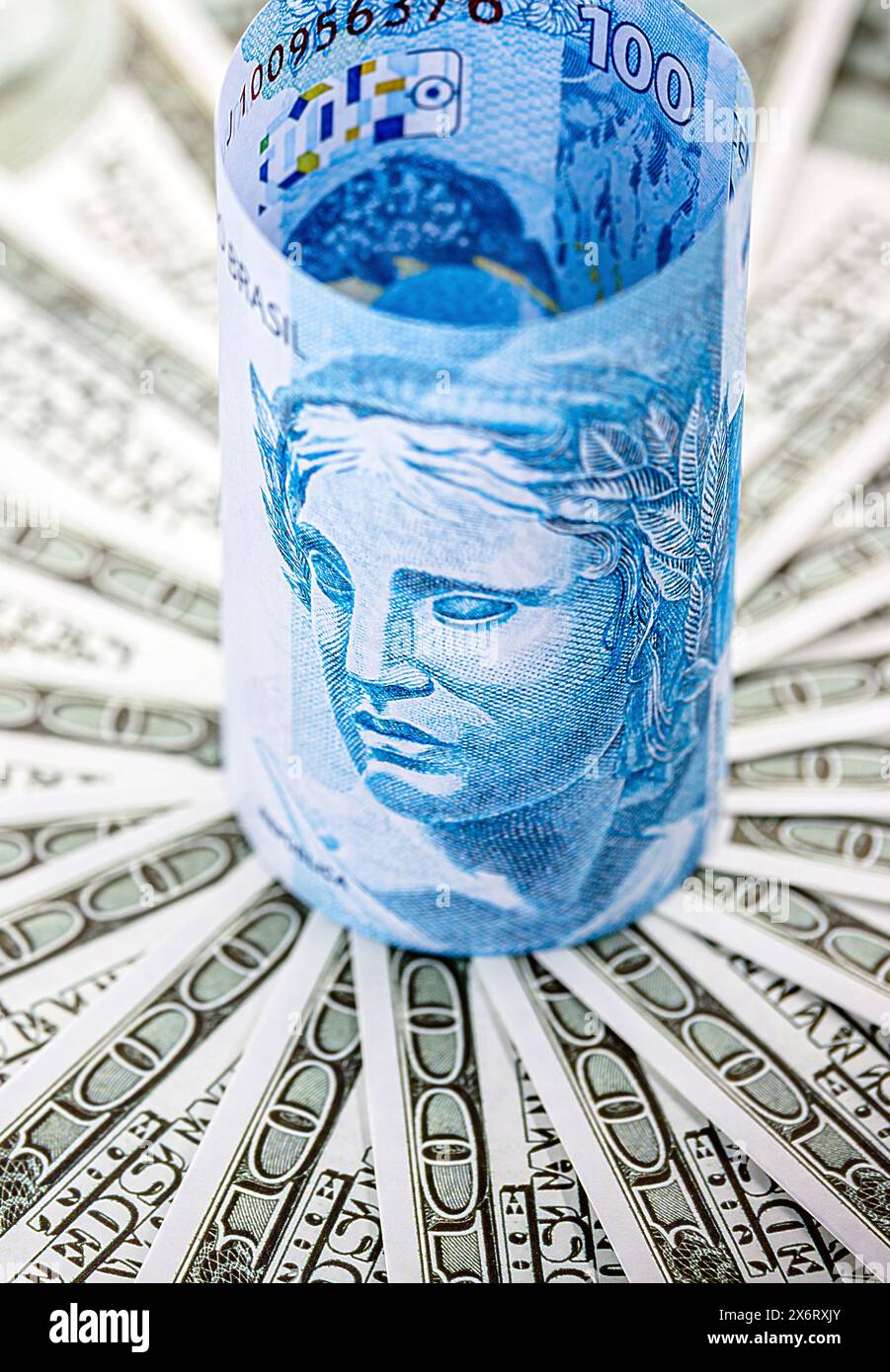 high of the American currency in relation to the Brazilian currency ...