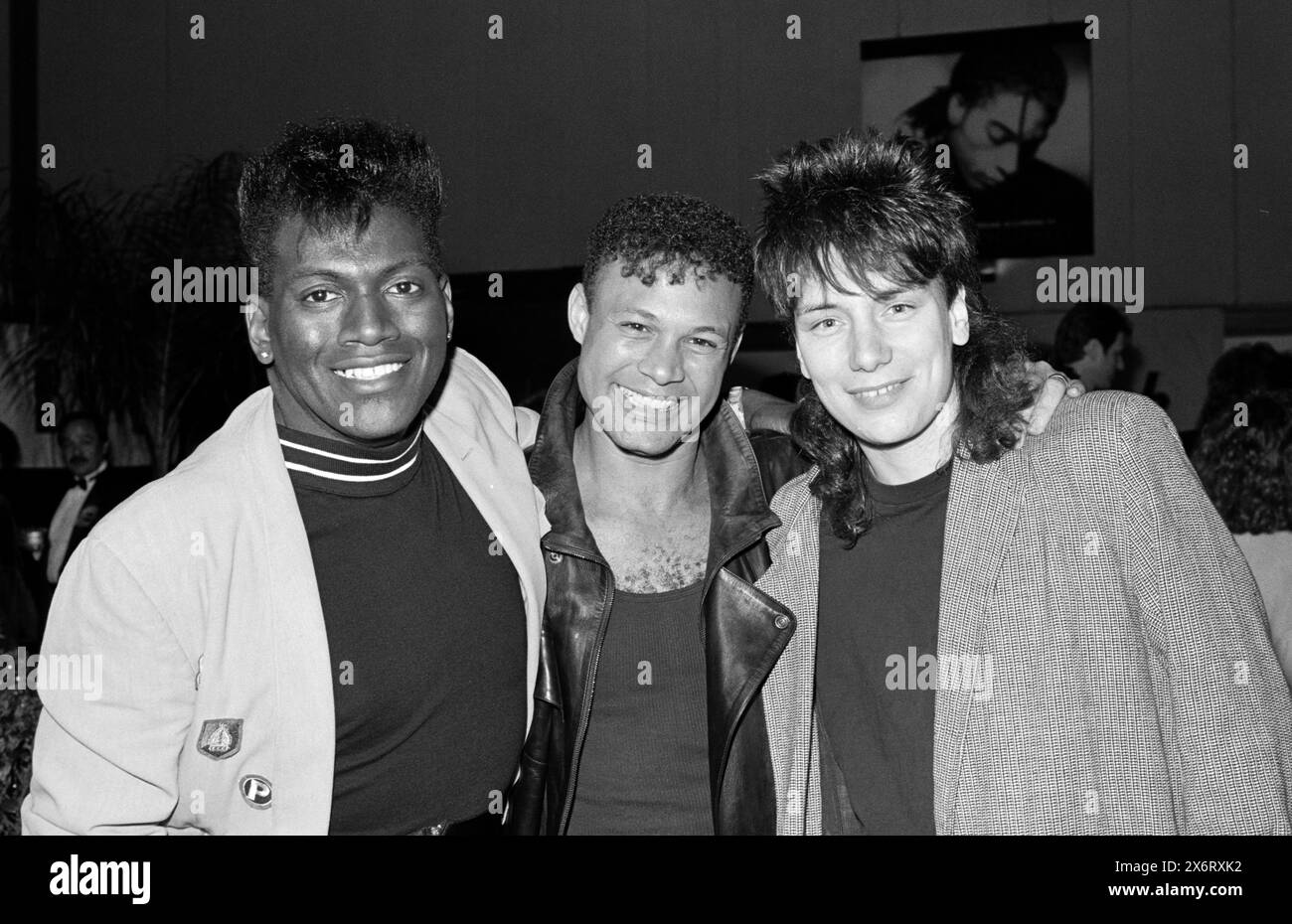 Randy Jackson Narada Michael Walden and Eric Martin 1988 Credit: Ross ...
