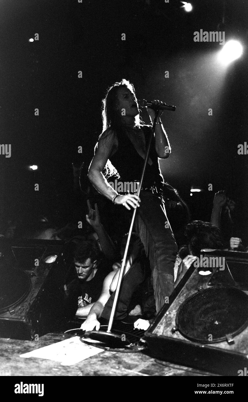 The Lynch Mob performing in Mexico 1996 Credit: Ross Pelton/MediaPunch ...
