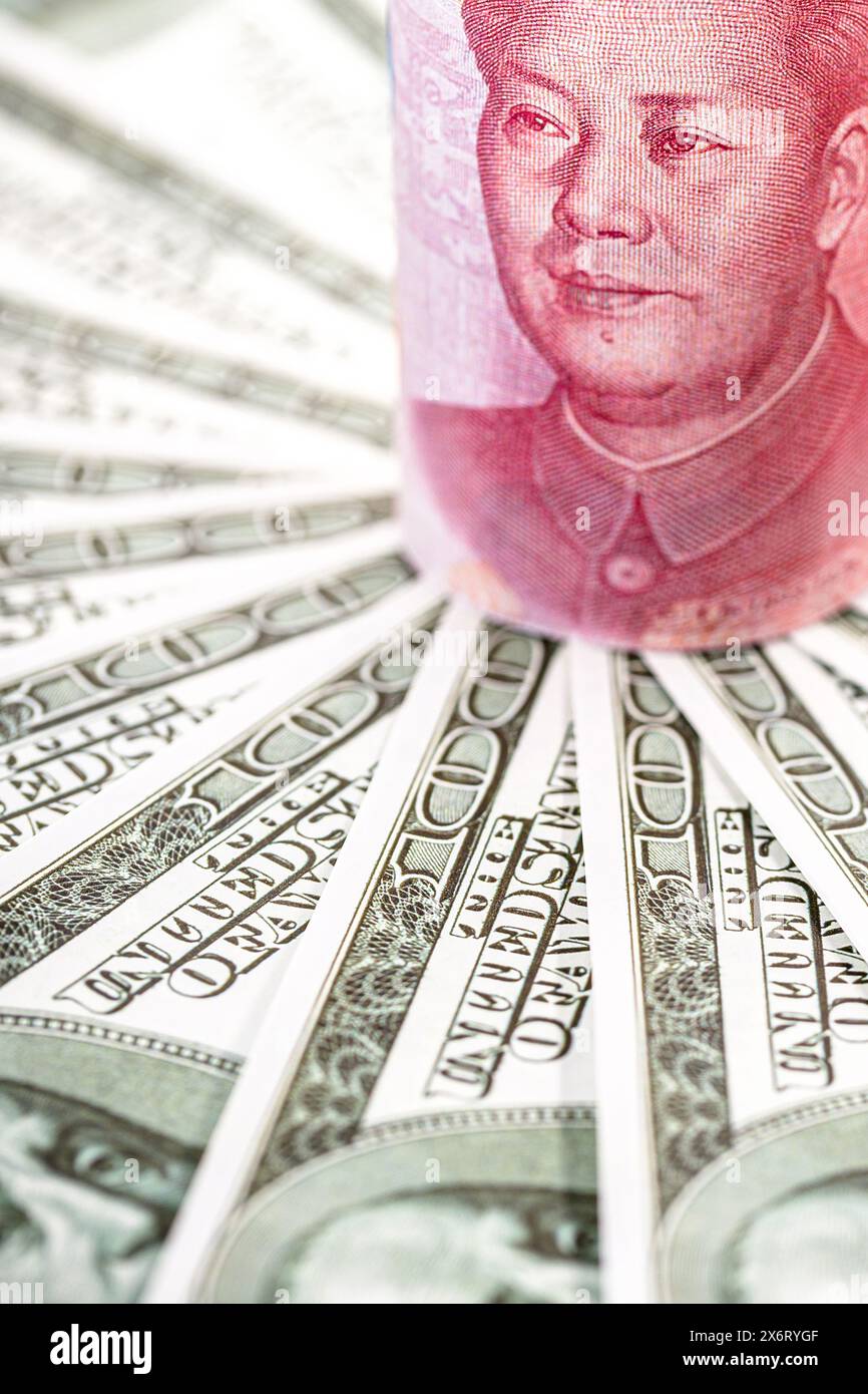 100 yuan banknote hi-res stock photography and images - Alamy