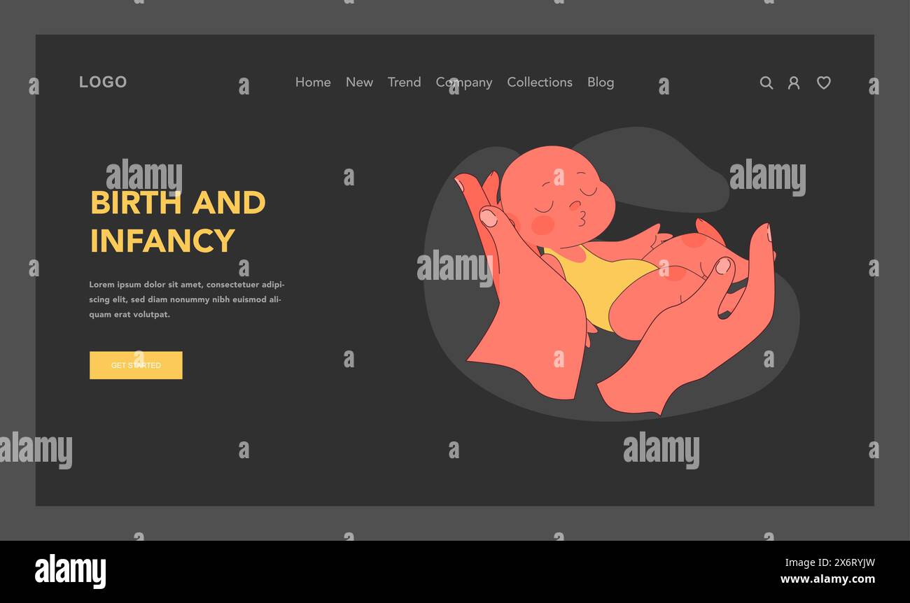 Baby cradle dark Stock Vector Images - Alamy