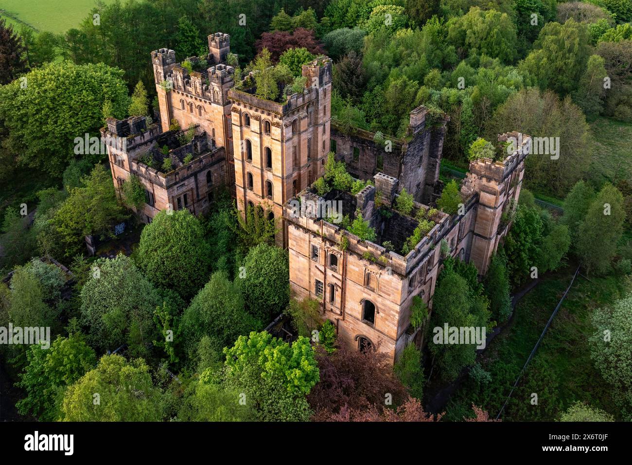 Lennox Castle, Lennoxtown, Scotland, UK Stock Photo - Alamy