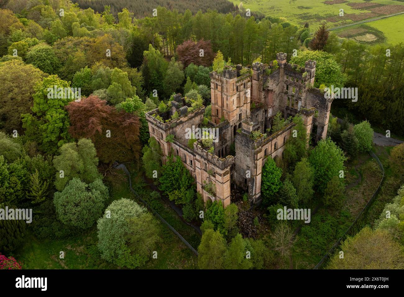Lennox Castle, Lennoxtown, Scotland, UK Stock Photo - Alamy