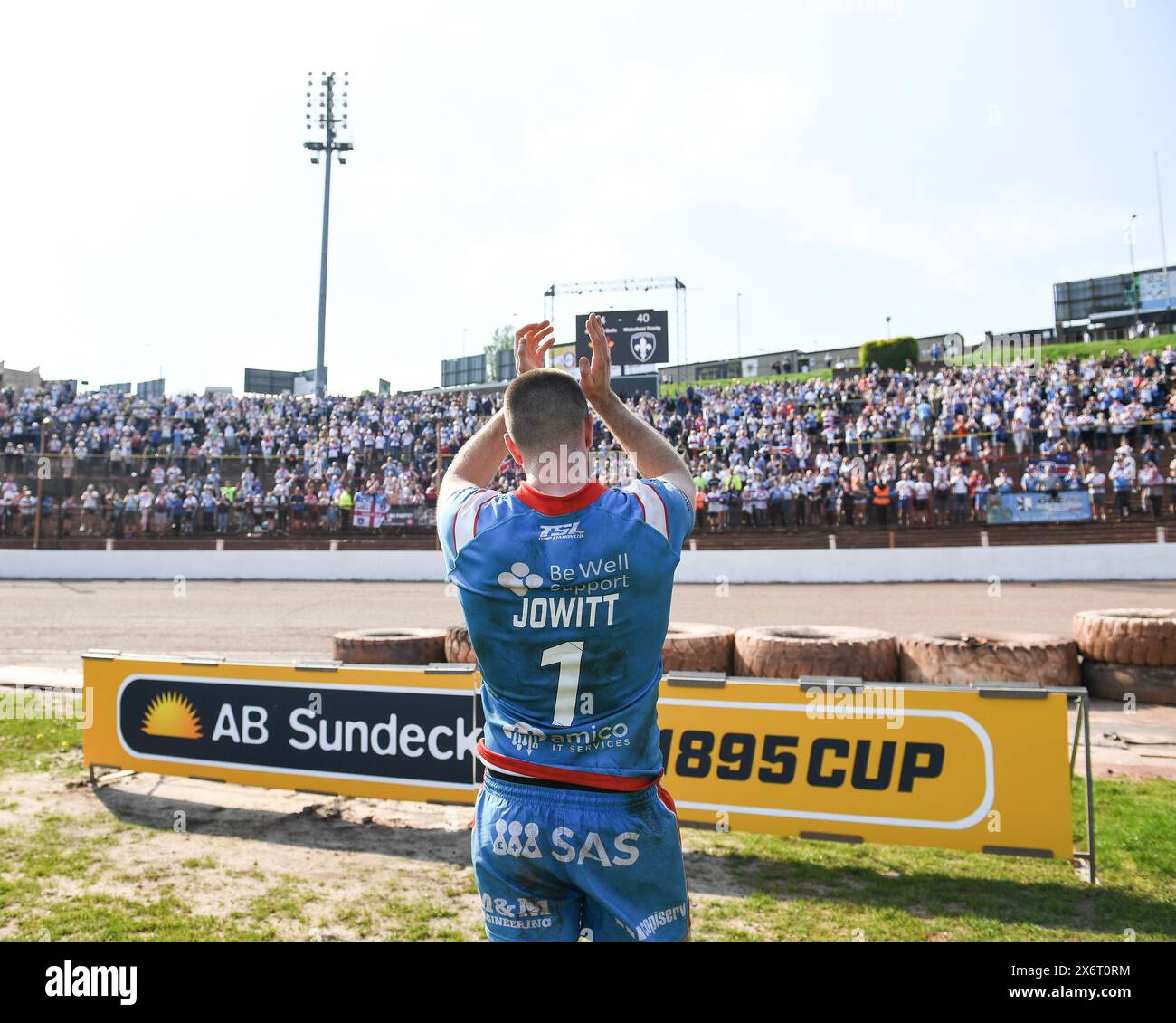 Bradford, England - 12th May 2024 - Wakefield Trinity's Max Jowitt ...