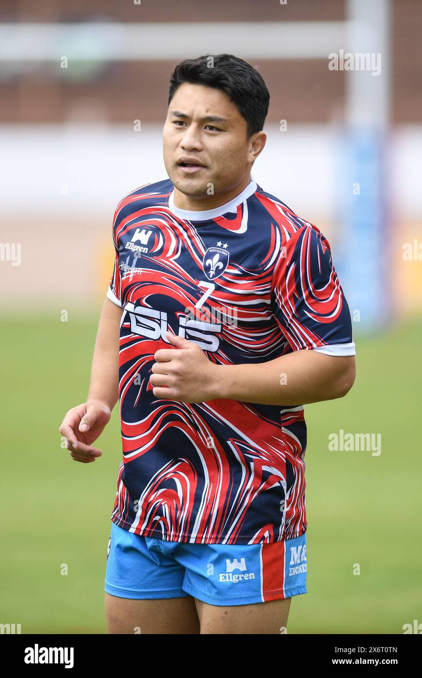 Bradford, England - 12th May 2024 - Wakefield Trinity's Mason Lino ...