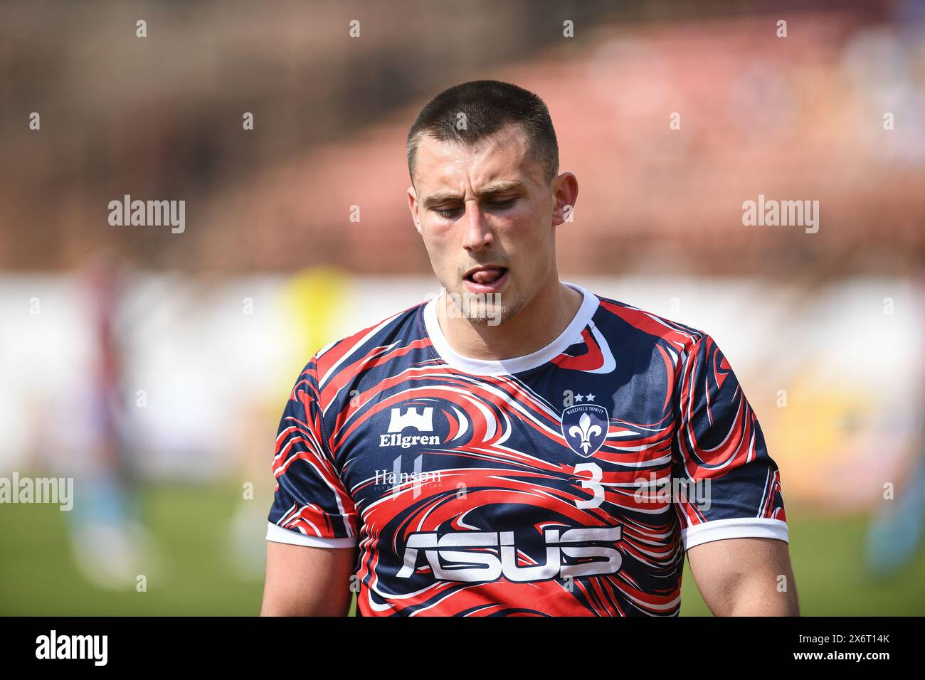 Bradford, England - 12th May 2024 - Wakefield Trinity's Oliver Pratt ...
