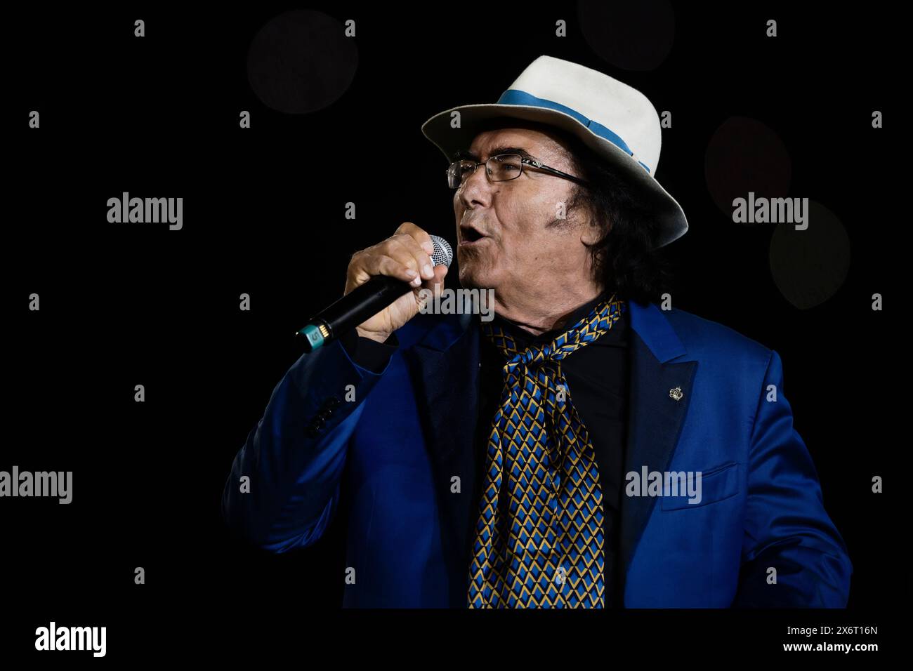 Rome, Italy. 15 May 2024. Italian singer Al Bano (Albano Antonio ...