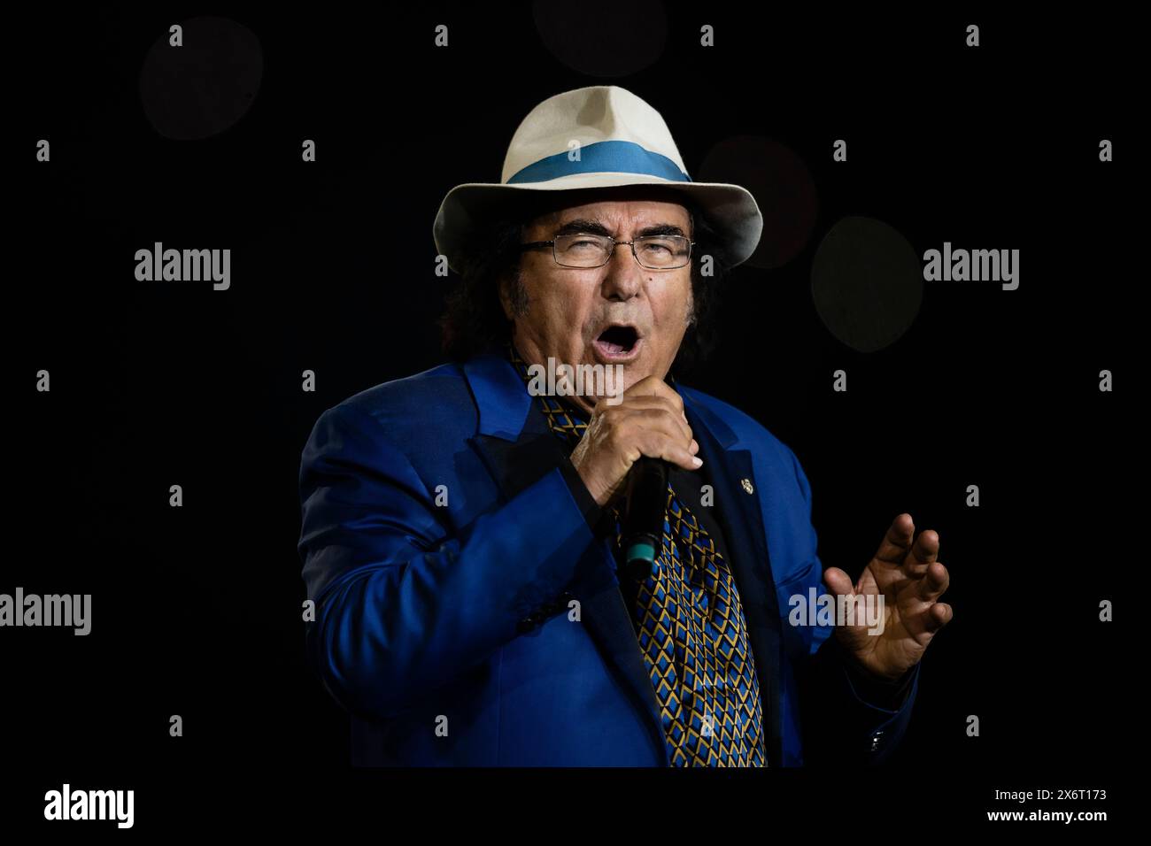 Rome, Italy. 15 May 2024. Italian singer Al Bano (Albano Antonio ...