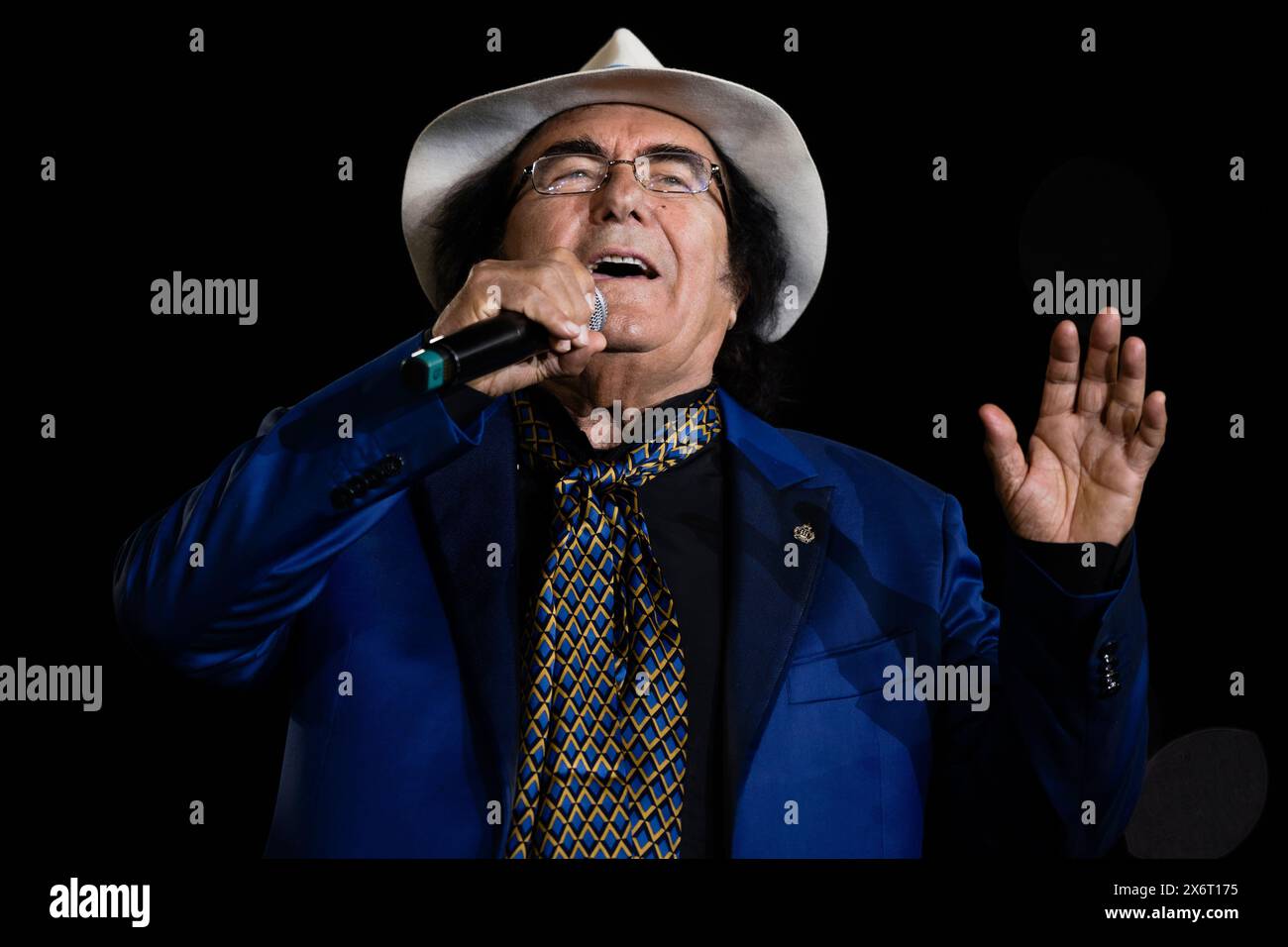 Rome, Italy. 15 May 2024. Italian singer Al Bano (Albano Antonio ...