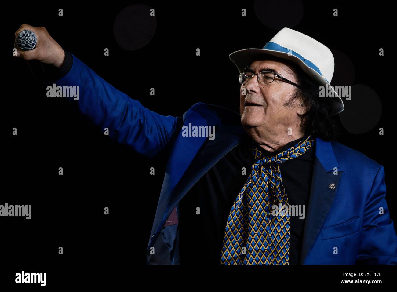Rome, Italy. 15 May 2024. Italian singer Al Bano (Albano Antonio ...