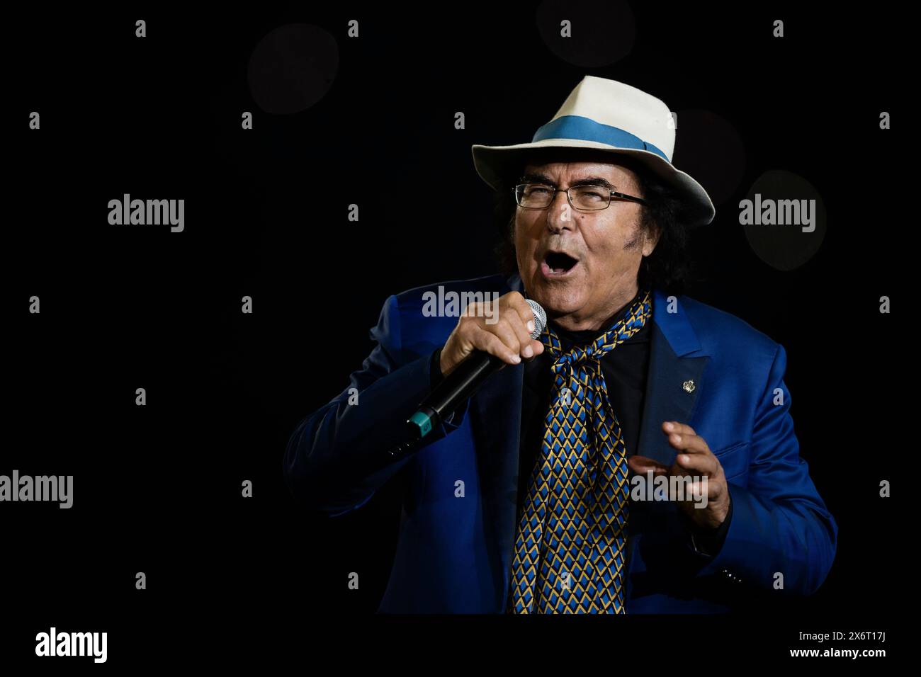 Rome, Italy. 15 May 2024. Italian singer Al Bano (Albano Antonio ...