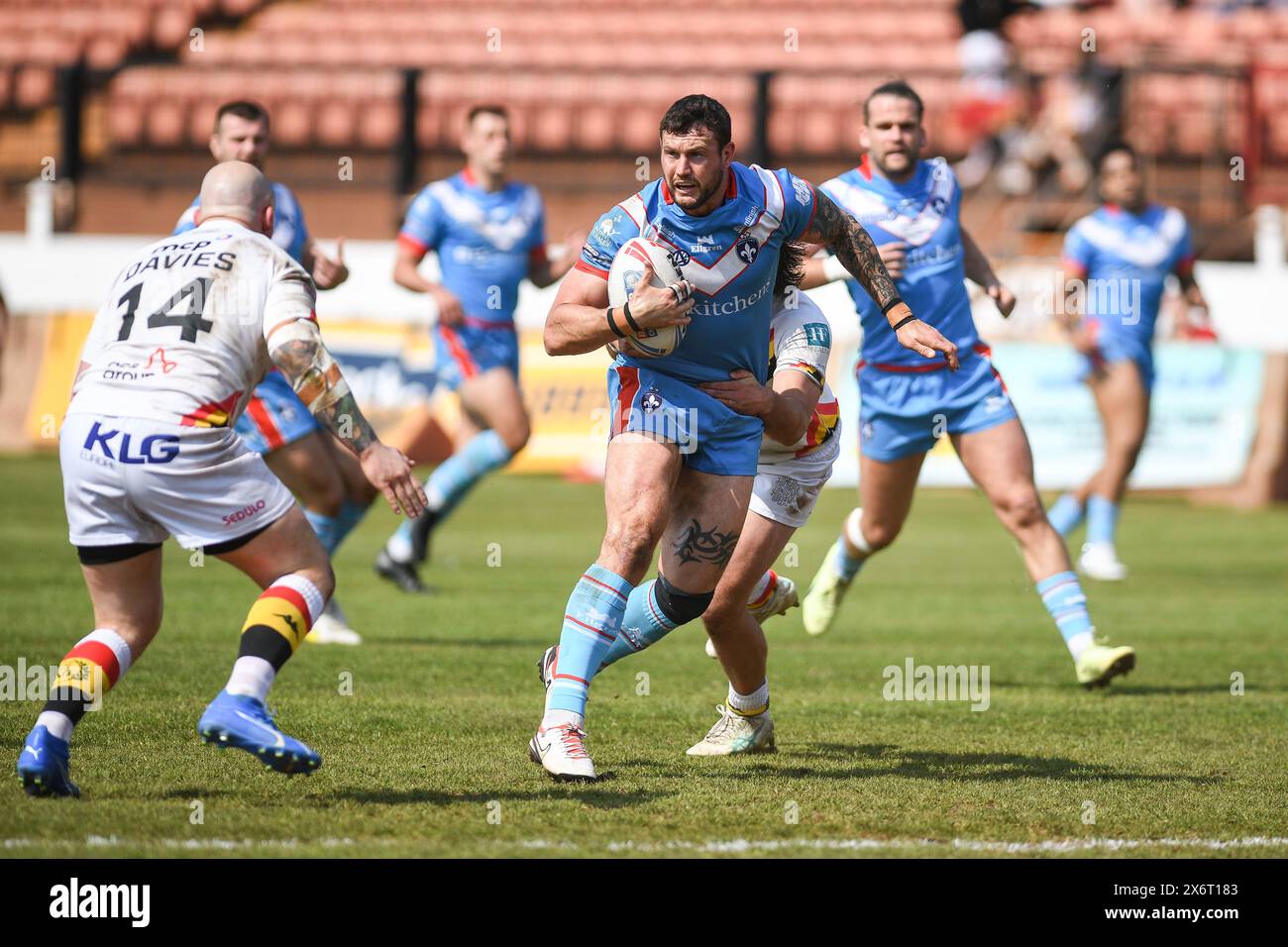 Bradford, England - 12th May 2024 - Wakefield Trinity's Jay Pitts in ...