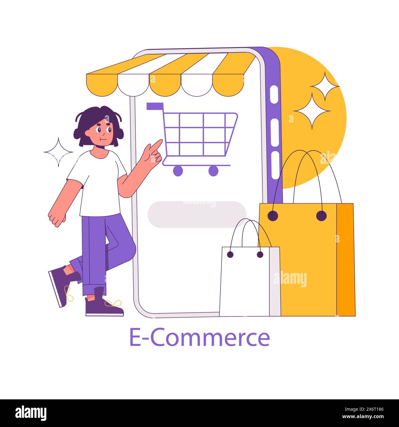 Phygital concept illustration. Seamless integration of physical and ...