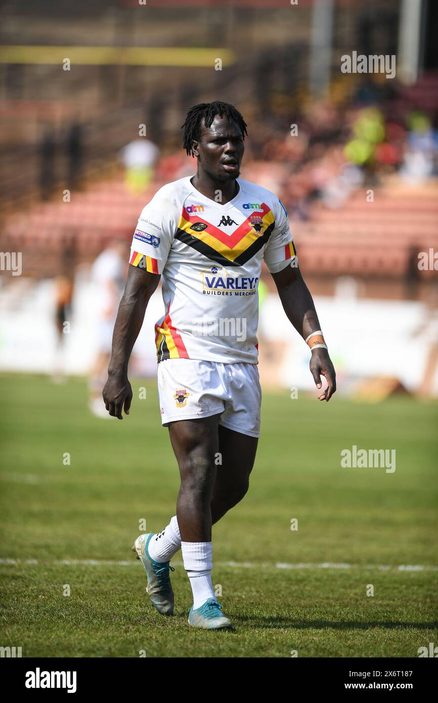 Bradford, England - 12th May 2024 - Eribe Doro of Bradford Bulls. Rugby ...