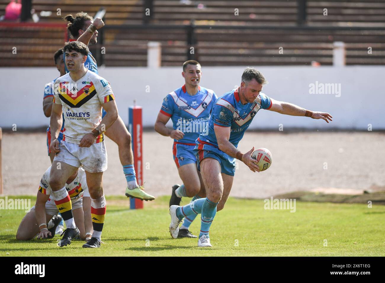 Bradford, England - 12th May 2024 -Wakefield Trinity's Matty Ashurst ...