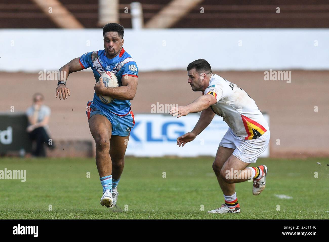 Bradford, England - 12th May 2024 - Wakefield Trinity's Derrell ...