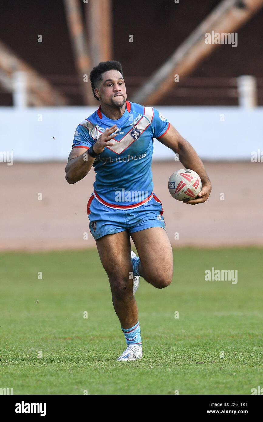 Bradford, England - 12th May 2024 - Wakefield Trinity's Derrell ...