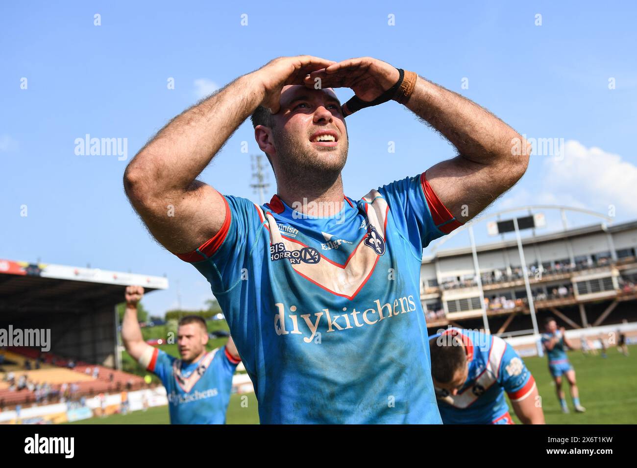Bradford, England - 12th May 2024 - Wakefield Trinity's Ian Thornley ...