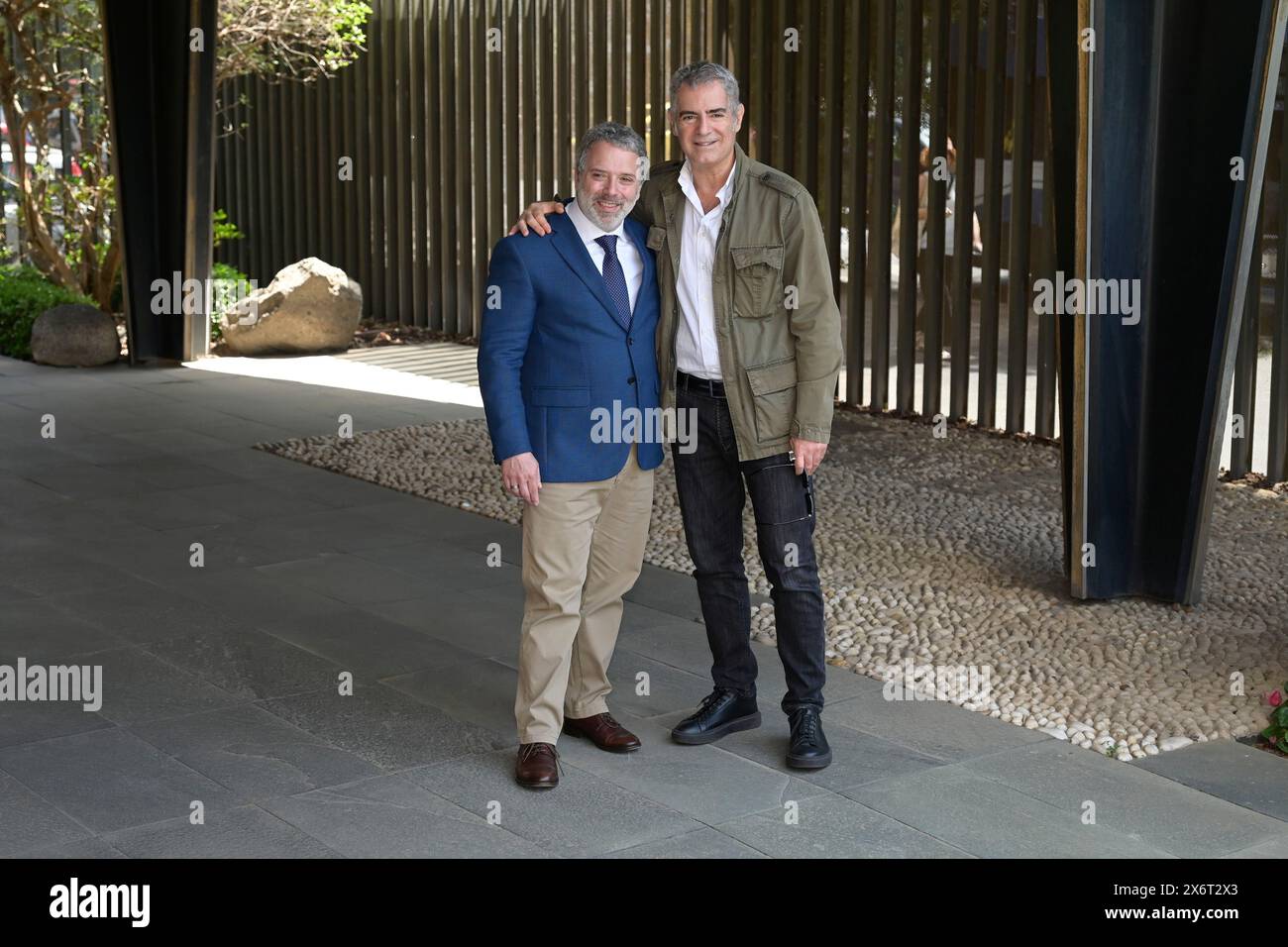 Rome, Italy. 16th May, 2024. Enzo Paci (L) and Luca Manfredi (R) attend ...