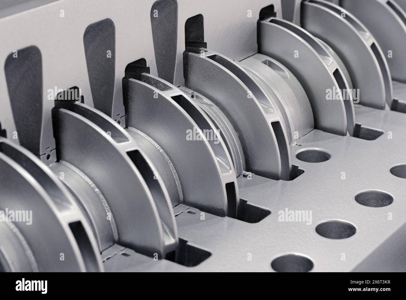 Internal structure of a centrifugal pump, 3D printed model. Abstract ...