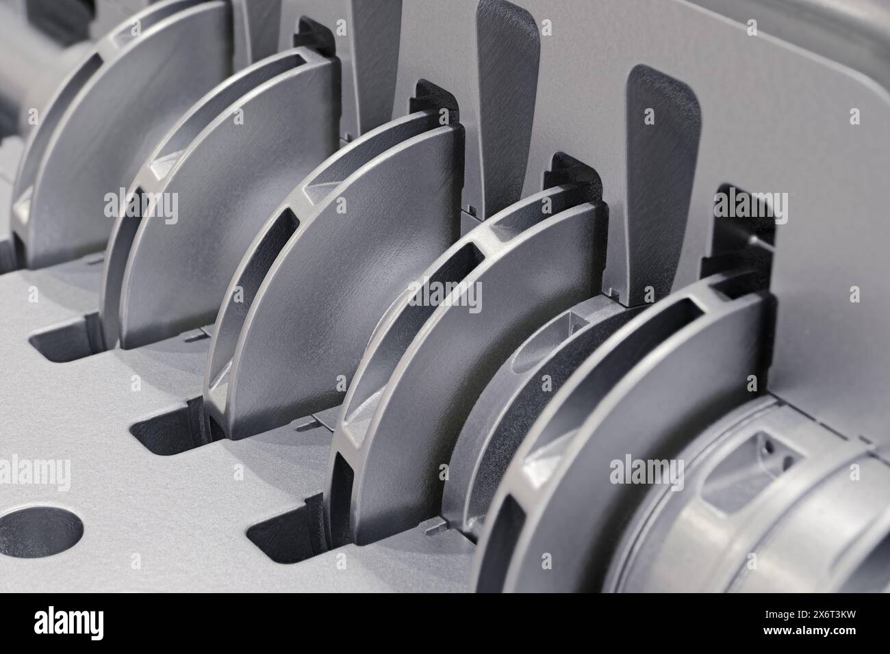 Internal structure of a centrifugal pump, 3D printed model. Abstract ...